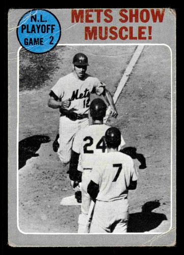 1970 Topps #196 N.L Playoff Game 2 - New York Mets (Low Grade) | eBay