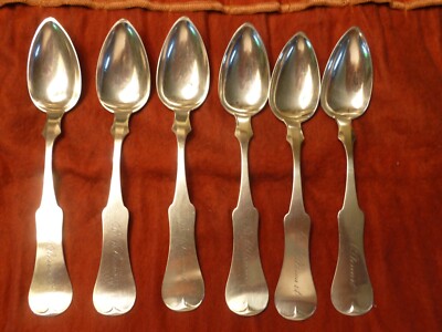 Antique L. Kent coin silver spoons | eBay