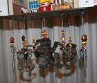 Nostalgic Vtg Farm Wind Chime Barn Toys Animals Fisher Price Farmer ...