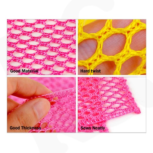Kitchen Scrubbing Dish Cloth 6P Multipurpose Mesh Washing Korea Tool w ...
