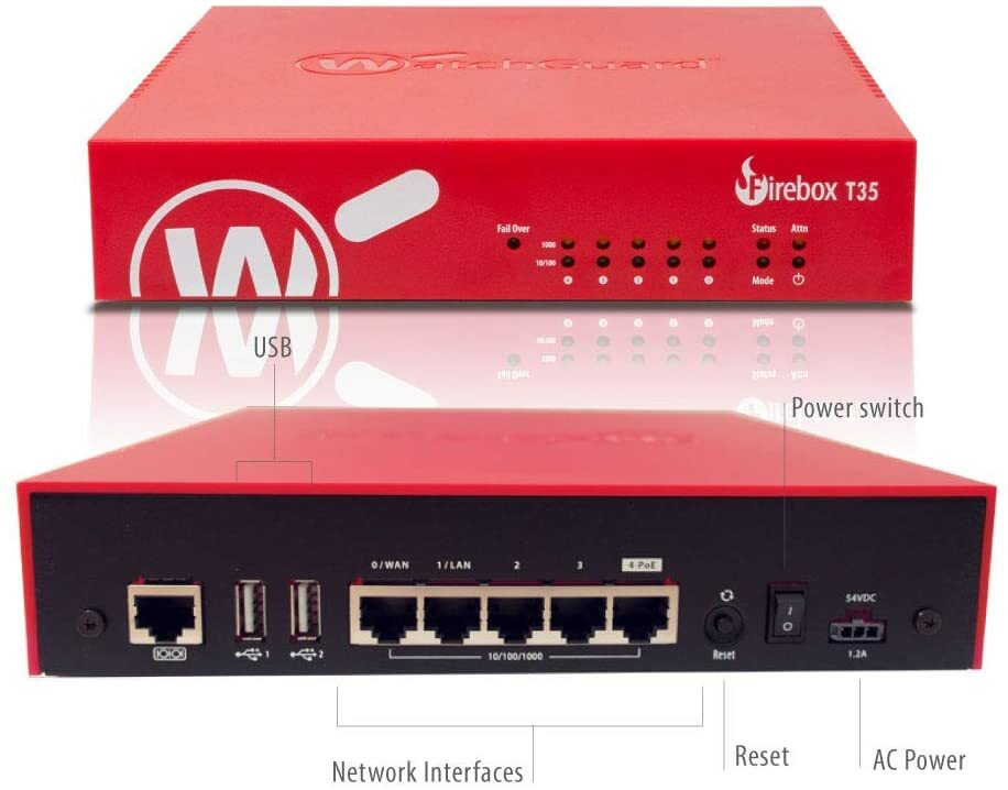 WatchGuard Firebox T35 Firewall - Expired Services | eBay
