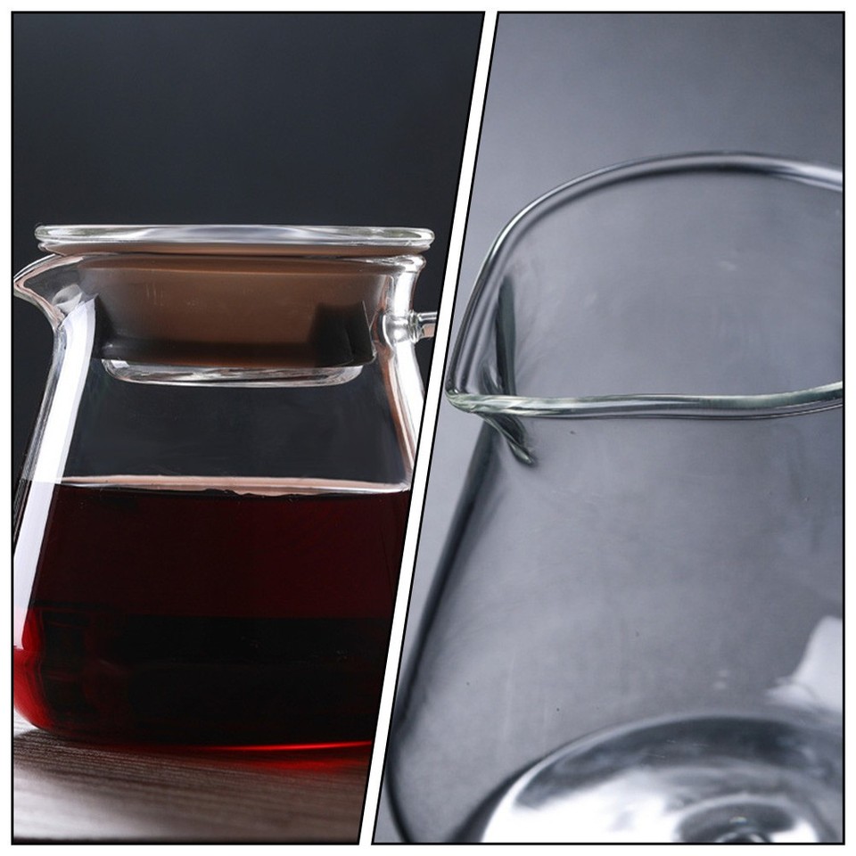 1pc Versatile Glass Kettle 500ml Coffee Pot Transparent Home Supplies ...