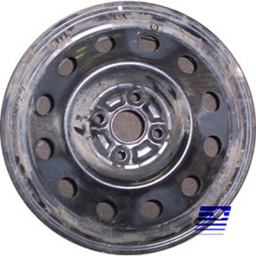 15x5 12 Hole Refurbished Steel Wheel Painted Black 560-69434 ...