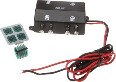 Flat Panel 4 Button Switch LED Control Box 12V LED Neon Lights Fog ...