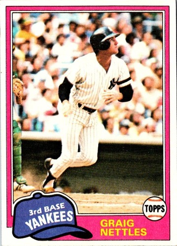 1981 Topps Graig Nettles #365 New York Yankees Baseball Card | eBay