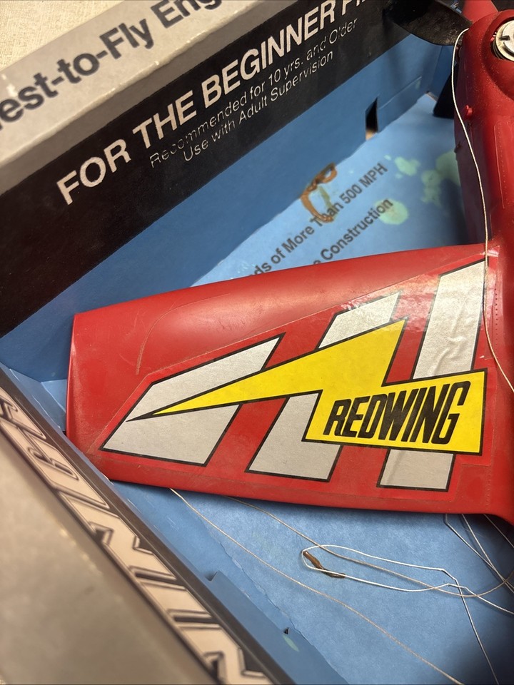 COX WILD WINGS Redwing Racer 5 EASY SNAP STARTER .049 ENGINE w/Box AS ...
