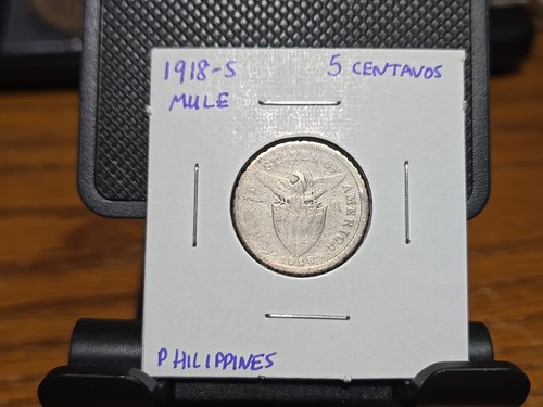 RARE PHILIPPINES 1918S MULE copper-nickel 5 Centavos RARE HISTORY! | eBay