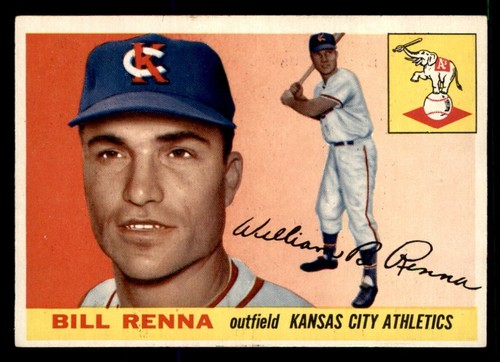 1955 Topps Baseball #121 Bill Renna EX/MT *f1 | eBay