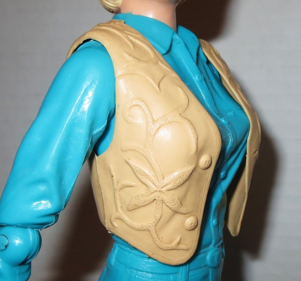 Vintage 1960's-70's Louis Marx Jane West 11" Action Figure Doll Johnny ...