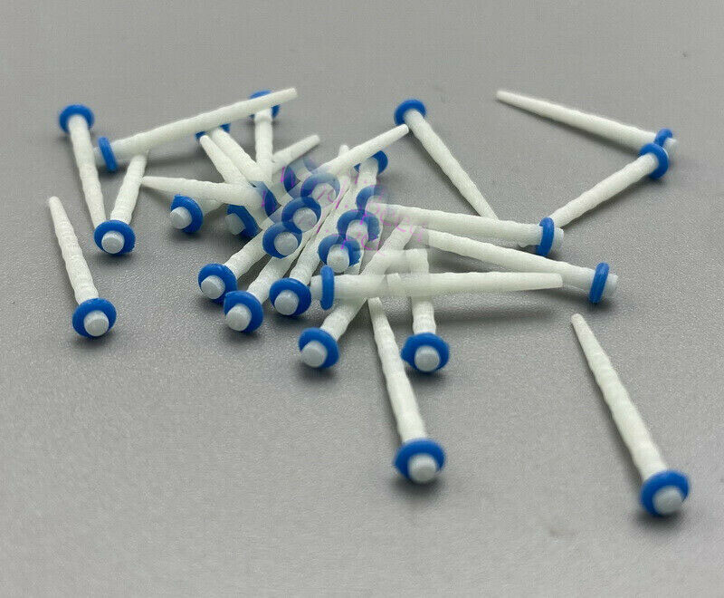 100pcs Dental Fiber Post Teeth Restorative Quartz Screw Posts 1.2/1.4/1 ...