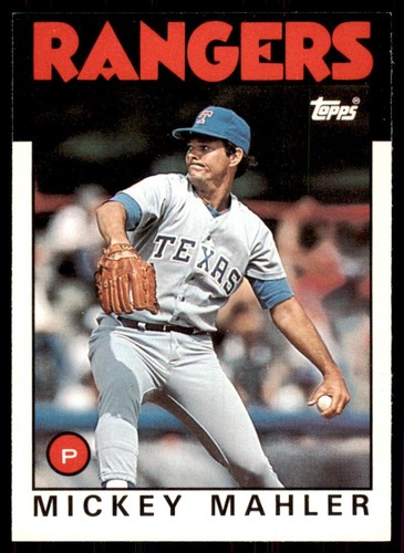 1986 Topps Traded Mickey Mahler Baseball Cards #68T | eBay