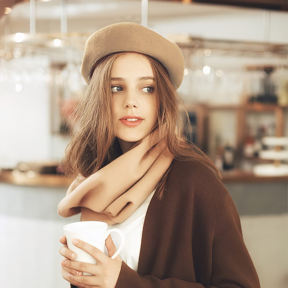 Women's Wool Blend Fashion Classic French Style Berets Hat Tam Beanie ...