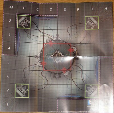 TEEN TITANS TOWER RECREATION LEVEL / NOWHERE: CONTROL ROOM 8X8 Map DC ...