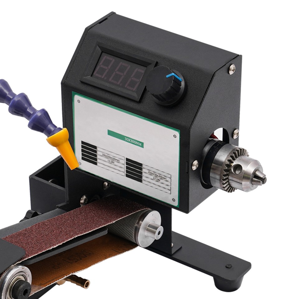 DIY Mini Electric Belt Grinder Machine Grinding Polishing Abrasive ...