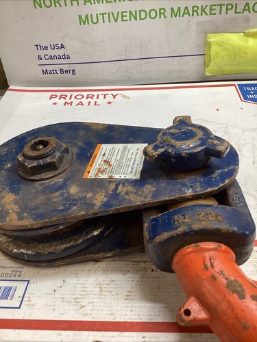 Mckissick Crosby Snatch Block Pulley 8 Ton Hook Sheave ED4U 4053 | eBay