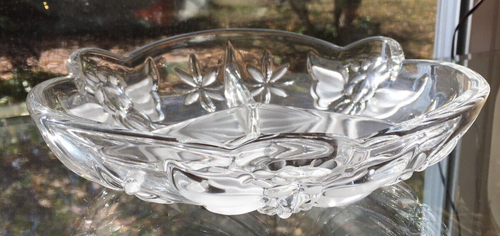 Gorham HOLIDAY TRADITIONS Angel Divided Relish Dish Crystal 8" Germany ...