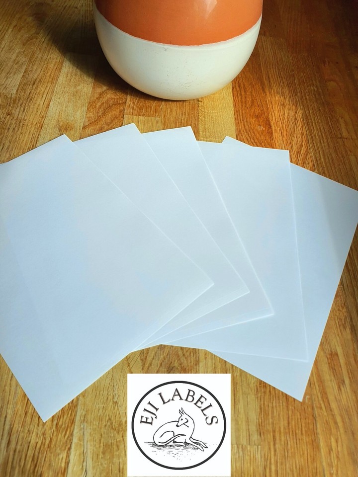 A5 Sticky Labels. Self Adhesive printer labels. Inkjet, laser,copier.A5 ...