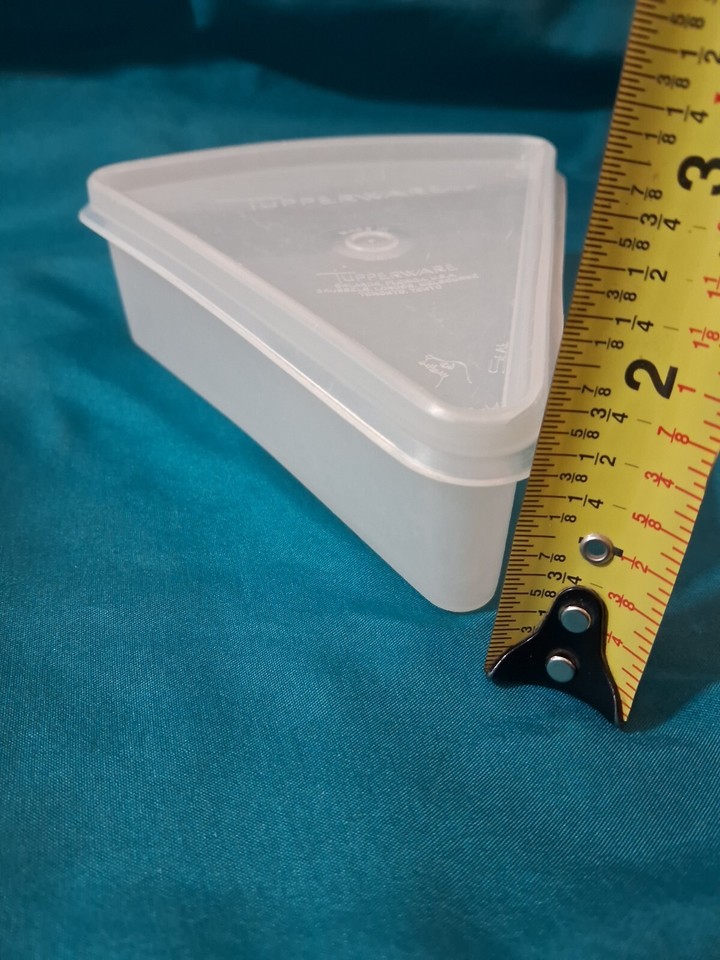 Vintage Tupperware Pizza Pie or Cake Saver. Clear w/Clear Tupper Seal ...