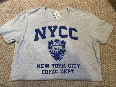New York Comic Con Shield T-Shirt Tshirt Medium M NWOT NEW | eBay