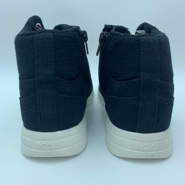 Roxy Women's New Camy U Hidden Wedge High Top Comfort Sneakers Black ...