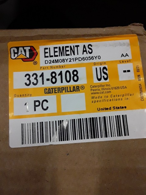 Caterpillar 331-8108 Air Filter Element OEM for sale online | eBay