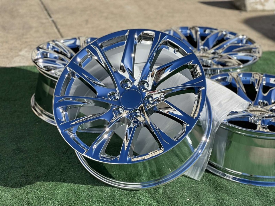 2024 22" Chrome Wheels Cadillac Escalade GMC Yukon Chevy Tahoe OEM ...