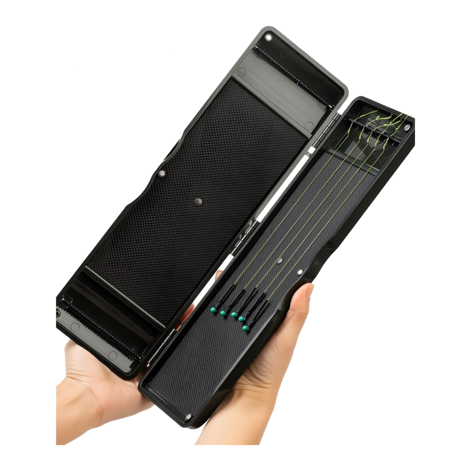 Large Capacity Fishing Line Organizer Box with Built in Measuring Scale ...