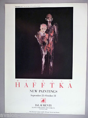 Michael Hafftka Art Gallery Exhibit PRINT AD - 1987 ~~ Dependent | eBay