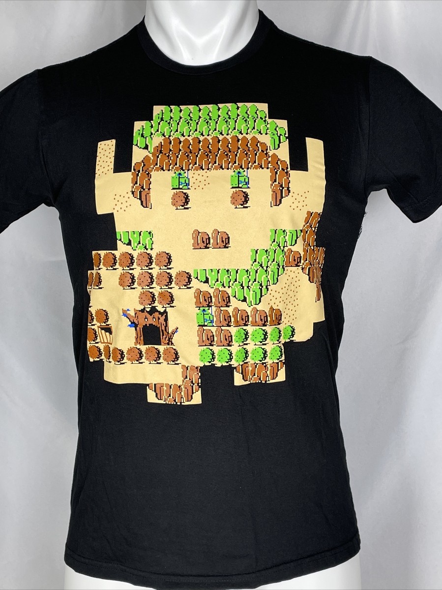 Zelda Black 8 Bit Zelda Dark Side Of The Link 8bit Pixel Art Print