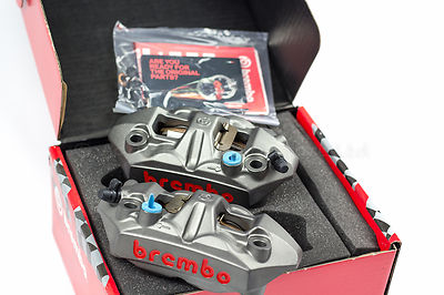 BREMBO M4 108mm Forged Radial Monoblock Calipers with Brake Pads | eBay UK