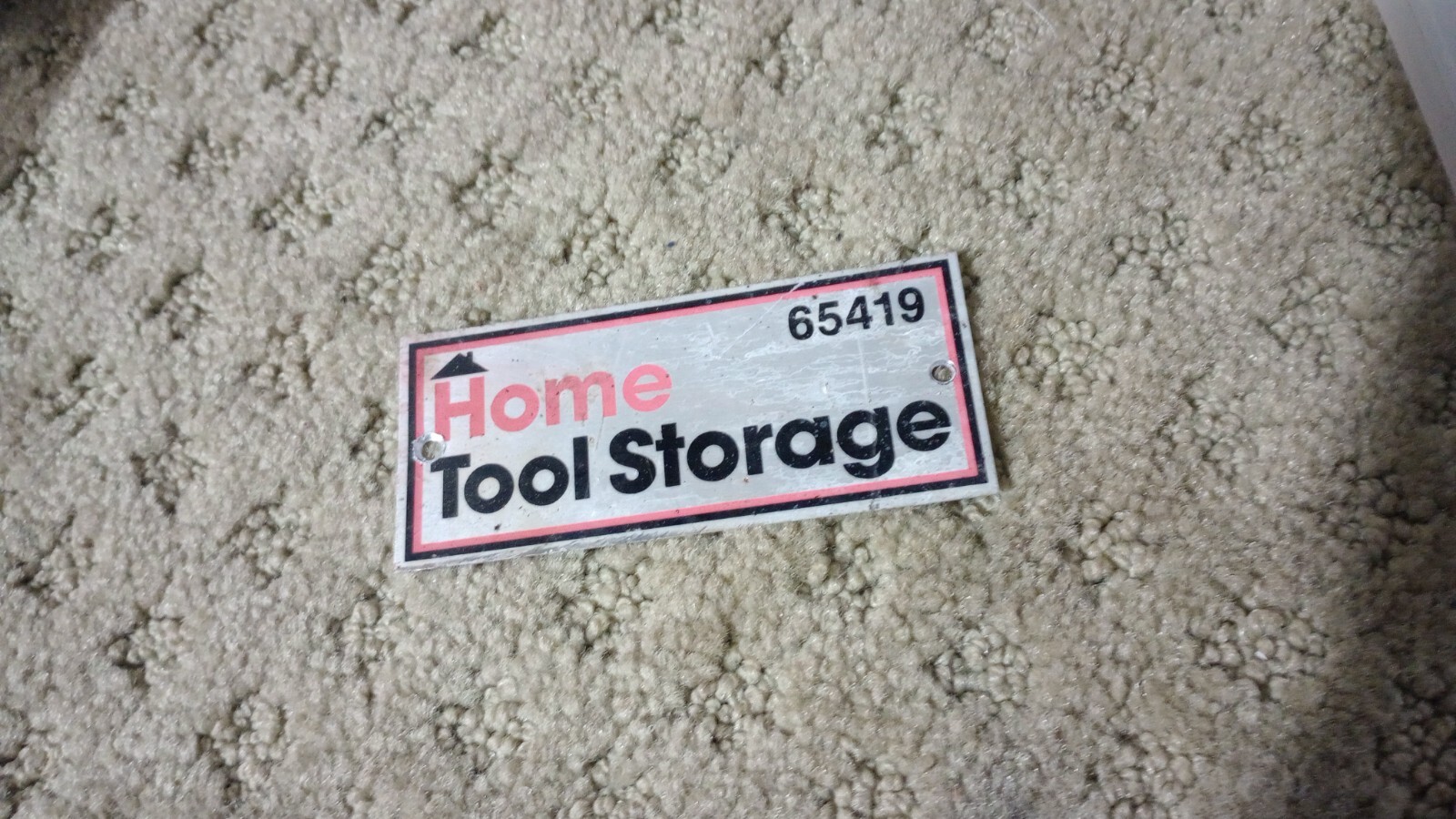 Vintage Craftsman Home Tool Storage 3-9/16" Toolbox Tool Box Emblem USA ...