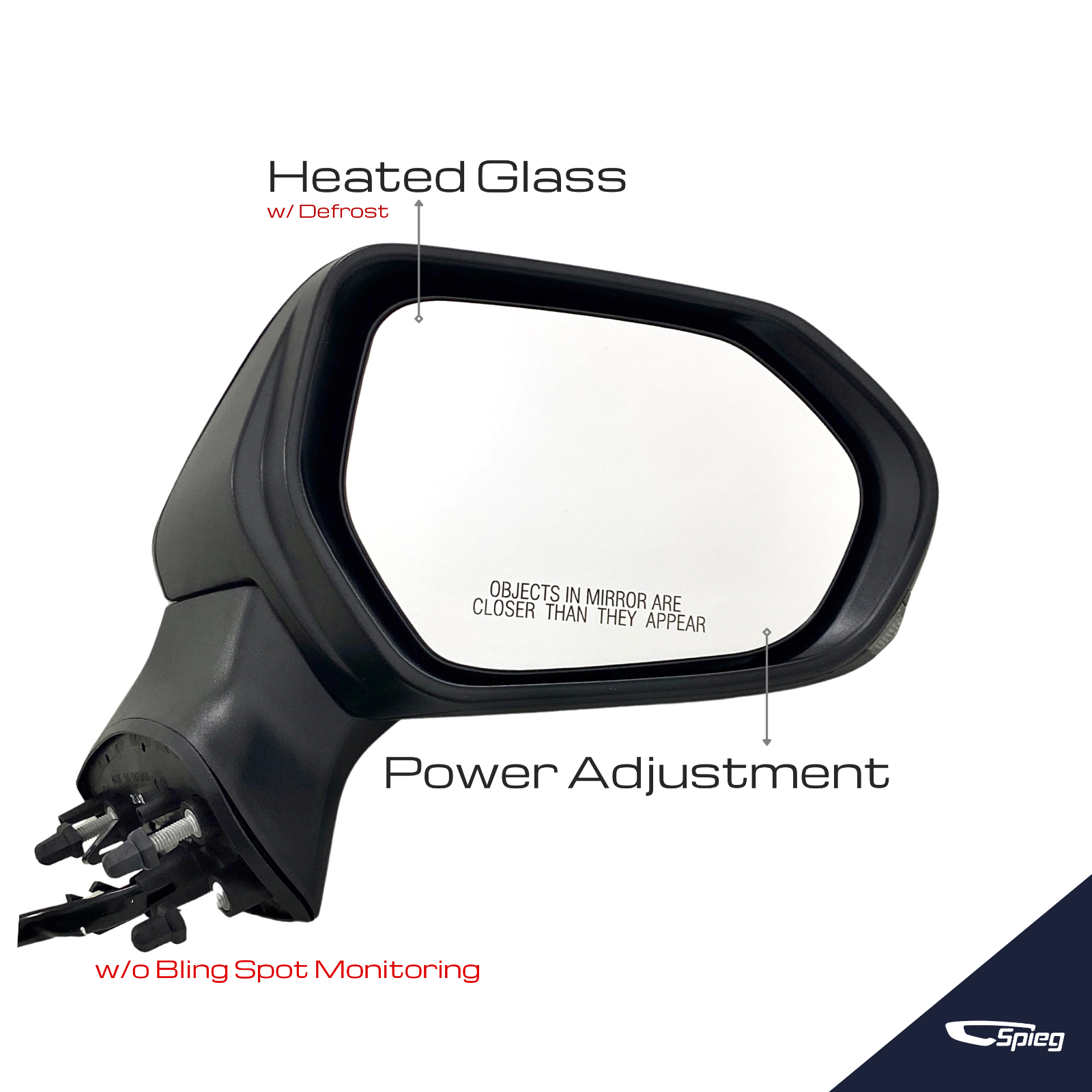 Side Mirror for 2018-2024 TOYOTA CAMRY Power Heated Turn Signal ...