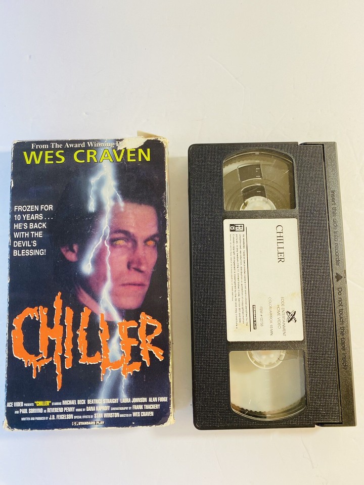 Wes Craven's Chiller Vtg VHS 1993 Cult Horror Movie Stan Winston ...