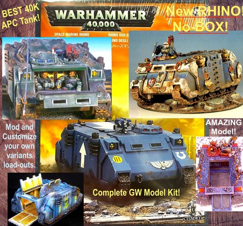 RHINO~BEST APC TANK~SPACE MARINES~Full GW Model Kit~Games Workshop ...