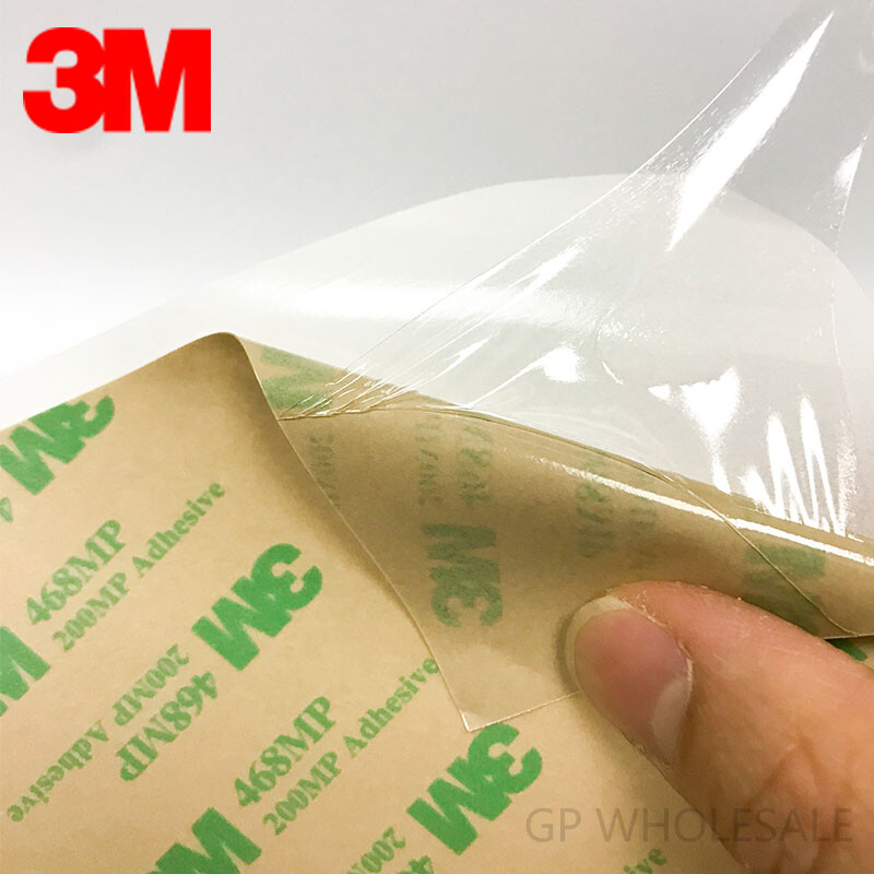 3M 468MP 20 x 10cm Sheet Double Sided Adhesive Tape 4 Touch Screen ...