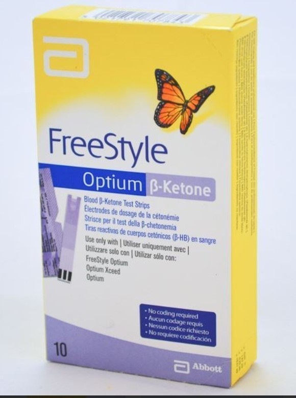 Freestyle Optium Beta-Ketone 10 Test Strips NEW | eBay UK