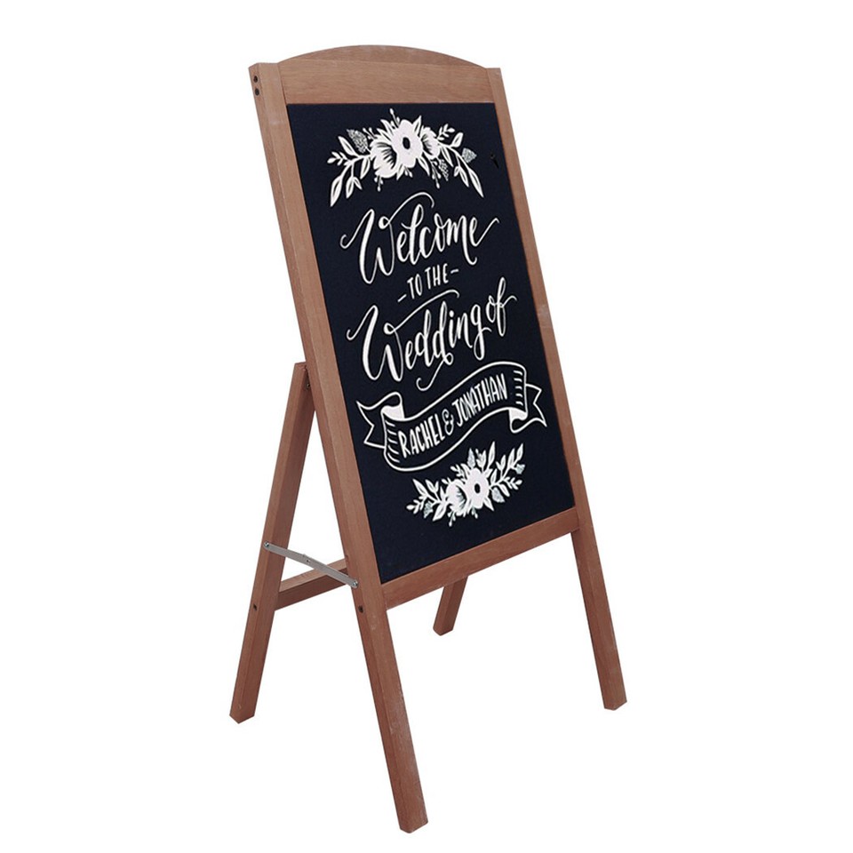 Large Outdoor Double Side Sidewalk Wooden A Frame Chalkboard Magnetic ...