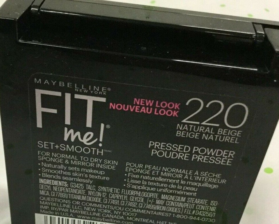 Maybelline New York Fit Me! Set + Smooth Pressed Powder 0.3 Oz. Choose ...