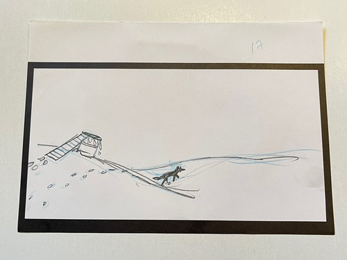 Balto Original Movie Storyboard Drawing Art Animation Boris & Balto #2 ...