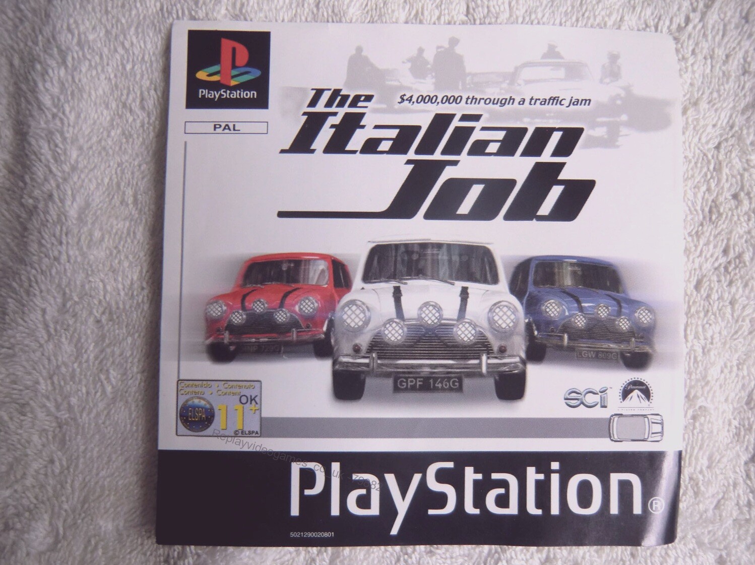 79882 Box Cover Art - The Italian Job - Sony PS1 Playstation 1 (1999 ...