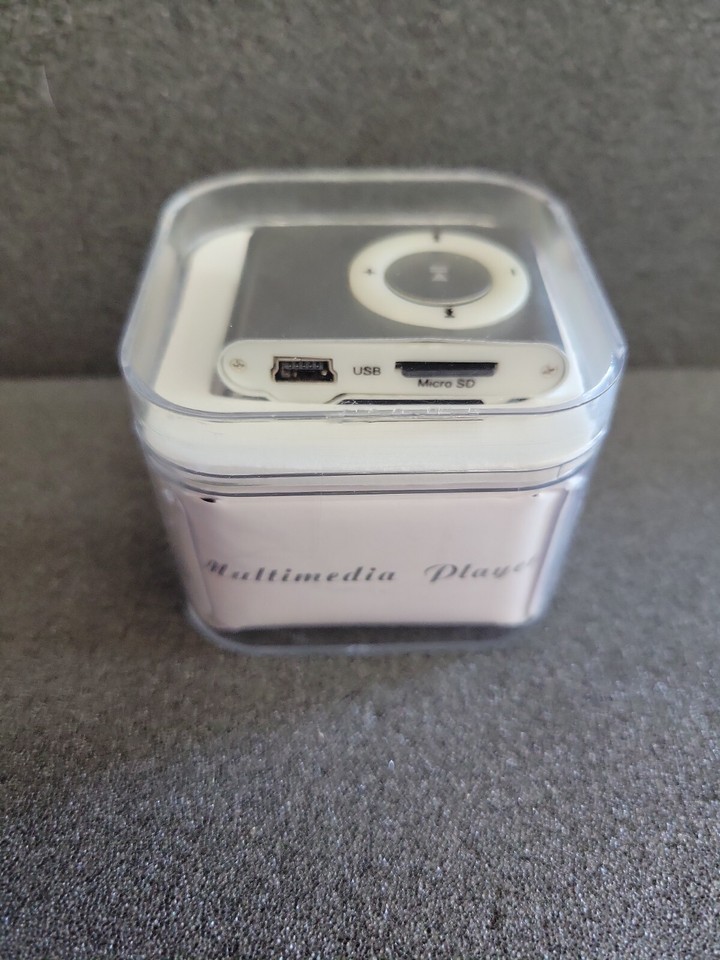 MP3 Multimedia Player with 1GB USB Flash Disk Small Silver With Clip | eBay