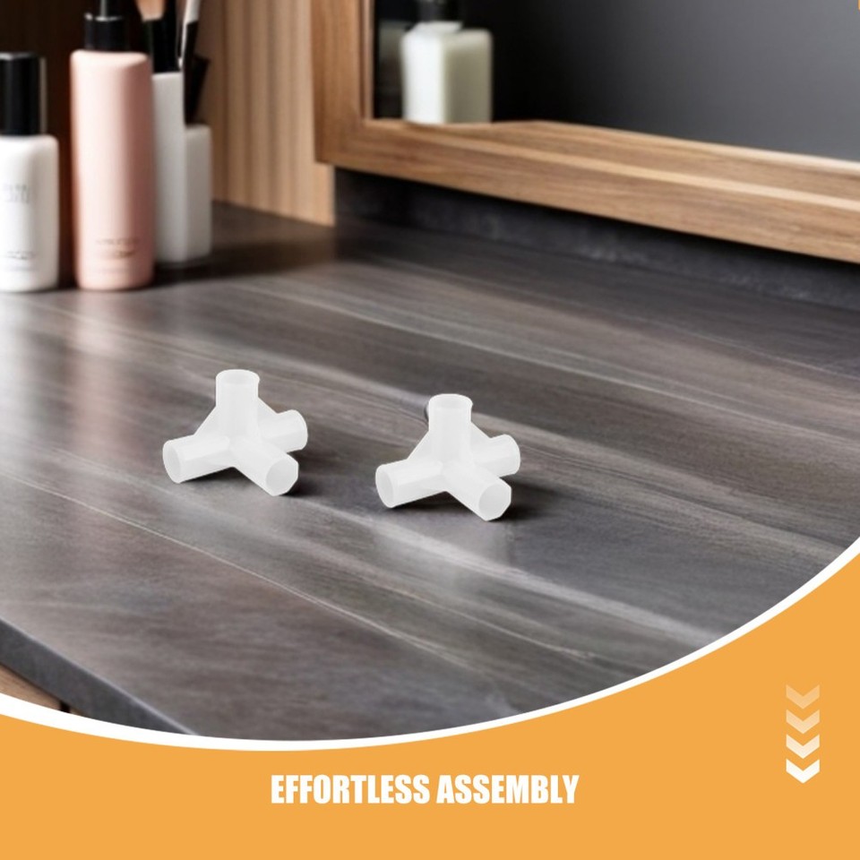 10pcs Wardrobe Frame Connectors - Plastic Closet Organizer Shelf Joints ...