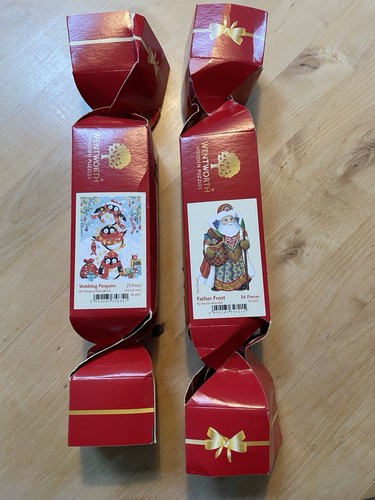 Two Mini Wentworth Christmas Puzzles In Crackers 25 and 36 Pieces | eBay UK
