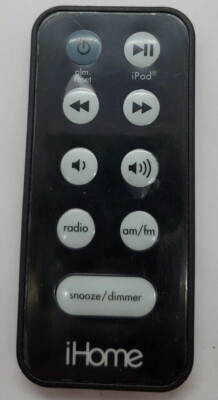 Original iHome IR55B Remote Control | eBay