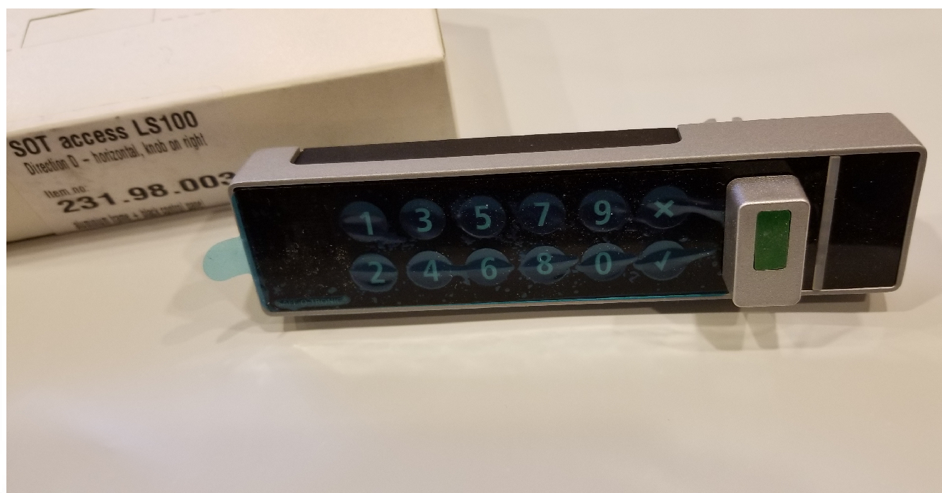 LS 100 Keypad Electronic cabinet doors, drawers & lockers Lock-*Made in ...