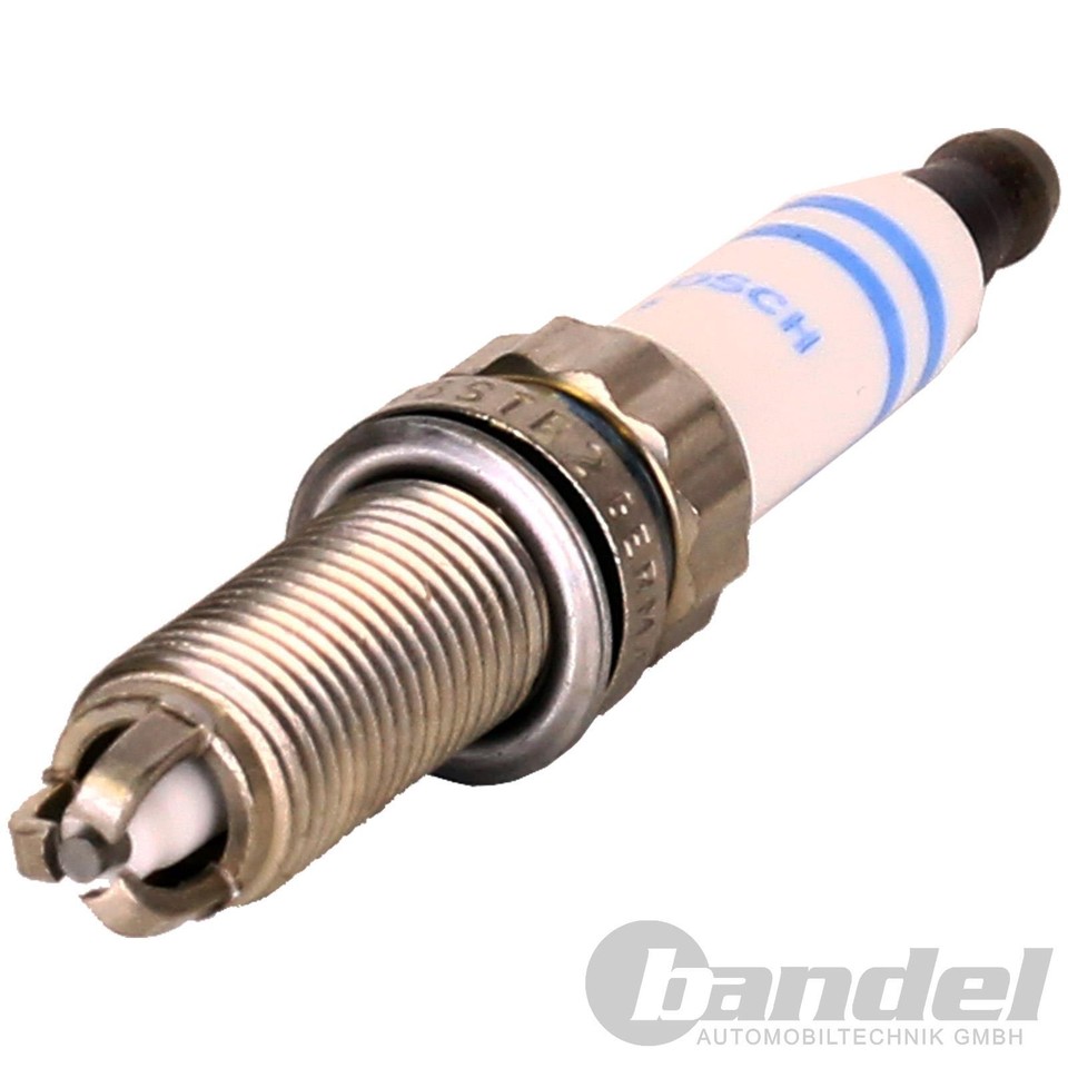 4x BOSCH ZÜNDKERZE 0242235766 FR7KTC für MERCEDES W202 W210 C208 R170 ...