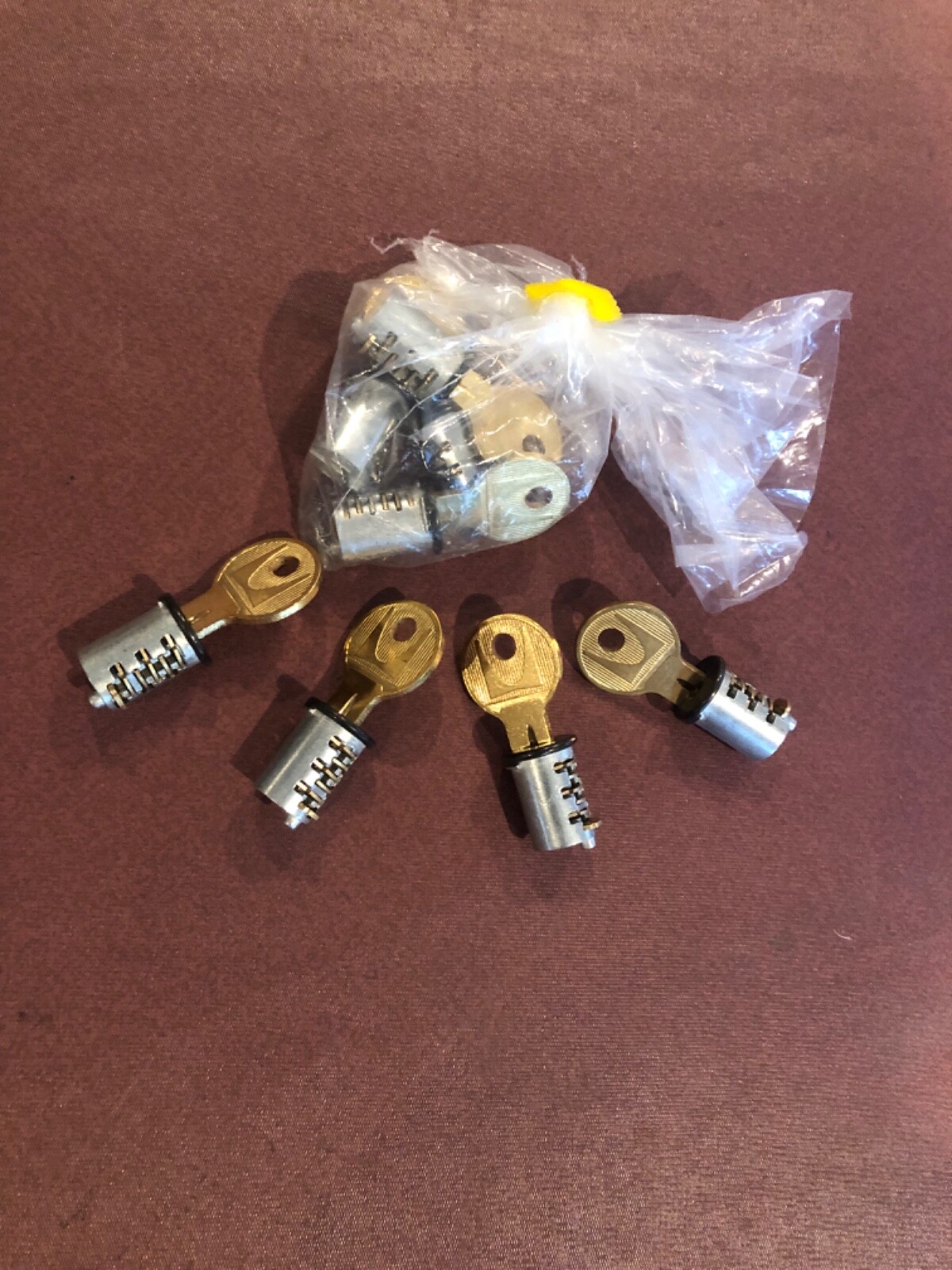SETS OF 4 - NEW HERMAN MILLER UM LOCK CORES / KEYS. 100'S AVAILABLE ...