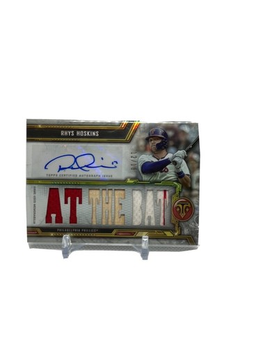 2020 Topps RHYS HOSKINS PHILLIES Triple Threads /18 Pinstripes Patch ...