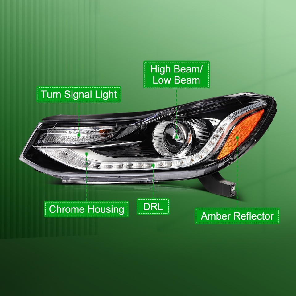 Headlight Assembly For Chevy Trax 2017-2022 Driver Left Side Clear Lens Headlamp | eBay