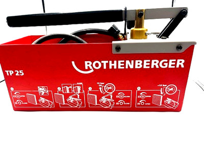 Rothenberger TP 25 Hand Pressure Test Pump Plumbing HVAC Leak Test 0 ...